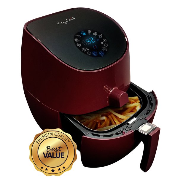 MegaChef 3.5 Quart Airfryer And Multicooker With 7 Pre-Programmed ...